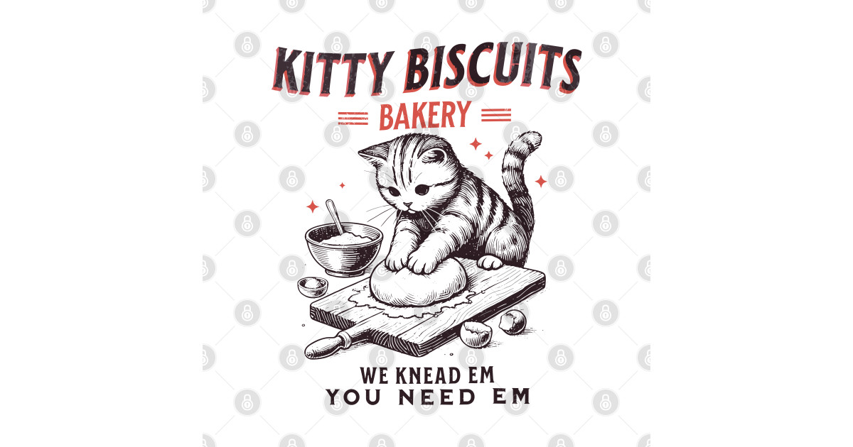 kitty-biscuits-bakery - Kitty Biscuits Bakery - T-Shirt | TeePublic