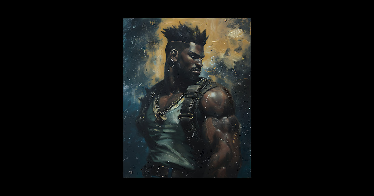 Final Fantasy VII Rebirth Barret Wallace Fanart - Barret - Posters and ...