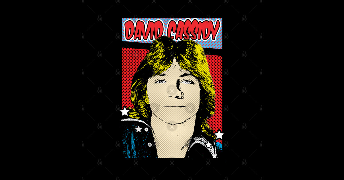 David Cassidy 80s Pop Art Comic Style David Cassidy Posters And Art Prints Teepublic