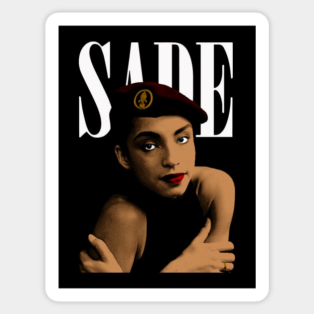 Sade Adu Retro Style - Sade Adu - Sticker | TeePublic
