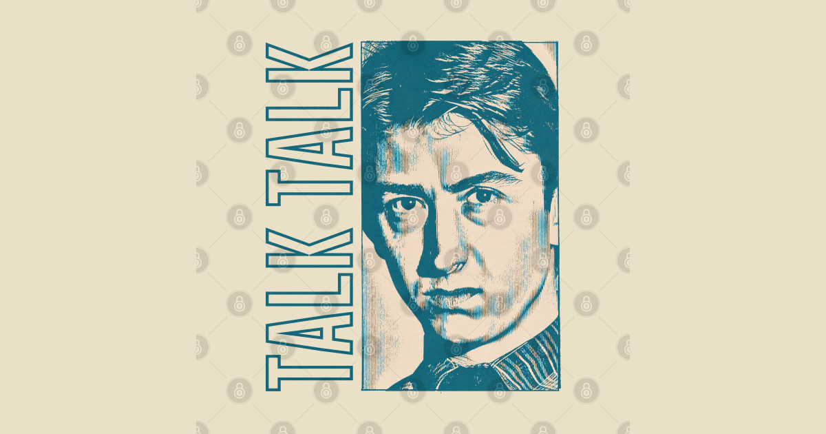 Talk Talk • • Retro Style Aesthetic Design - Talk Talk - T-Shirt ...