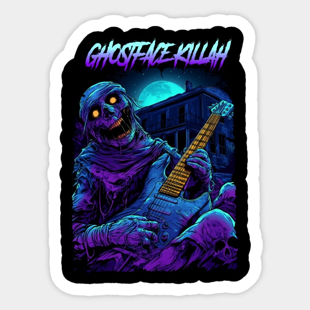 GHOSTFACE KILLAH FAN ART - Ghostface Killah Fan Art - Sticker | TeePublic