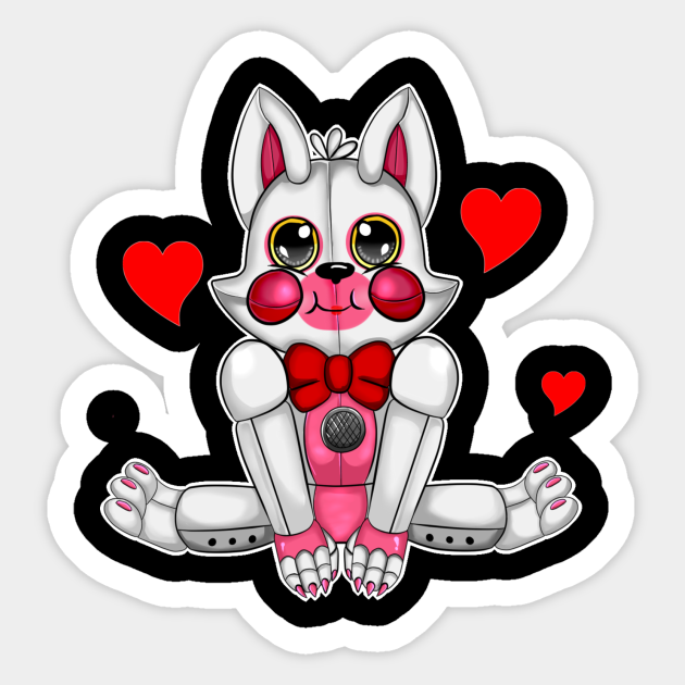 Chibi Funtime Foxy - Robot - Sticker | TeePublic