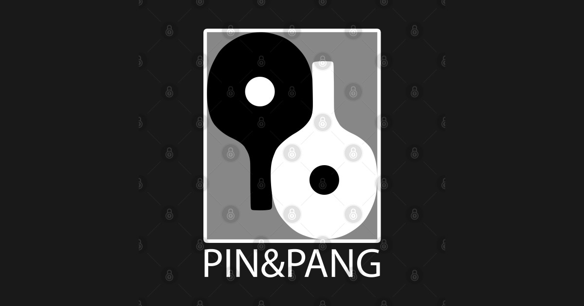 Ping Pong Yin Yang Ping Pong Sticker Teepublic