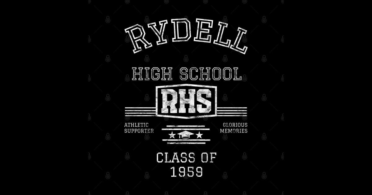 Rydell High School - Grease Musical - Sticker | TeePublic