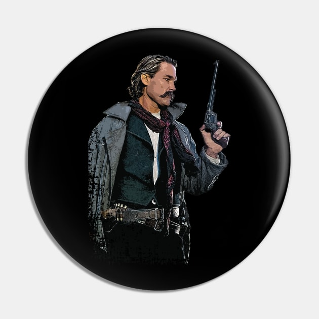vintage val kilmer huckleberry - Doc Holiday - Pin | TeePublic