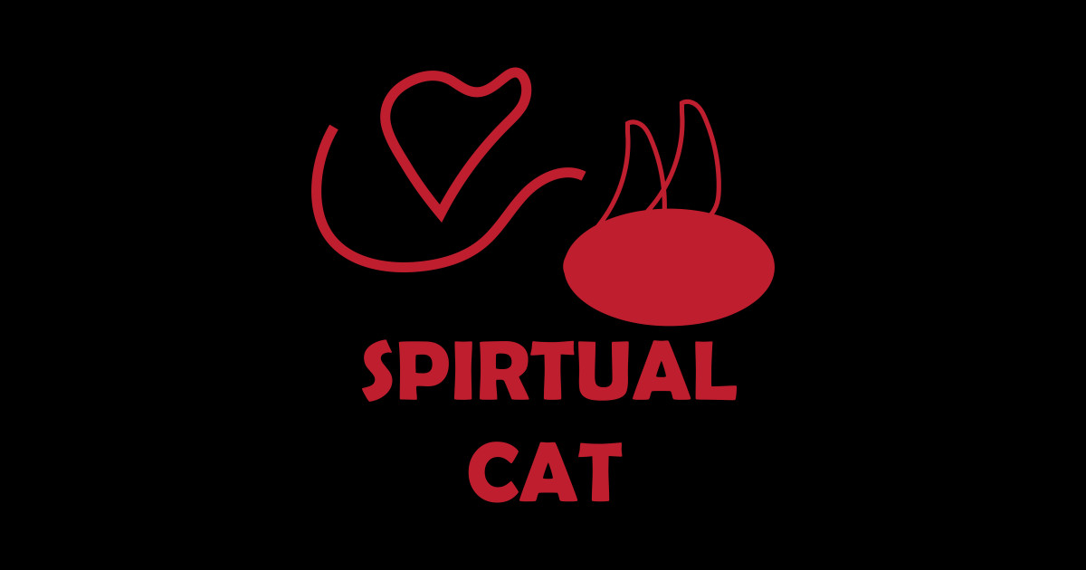 SPIRITUAL CAT VINTAGE DESIGN - Spiritual Cat - Sticker | TeePublic
