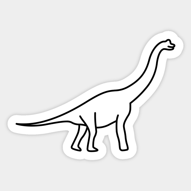 Brachiosaurus - Dino - Sticker | TeePublic