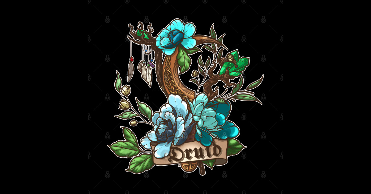 Druid Class - D&D Class Art for players of DnD tabletop or video games ...