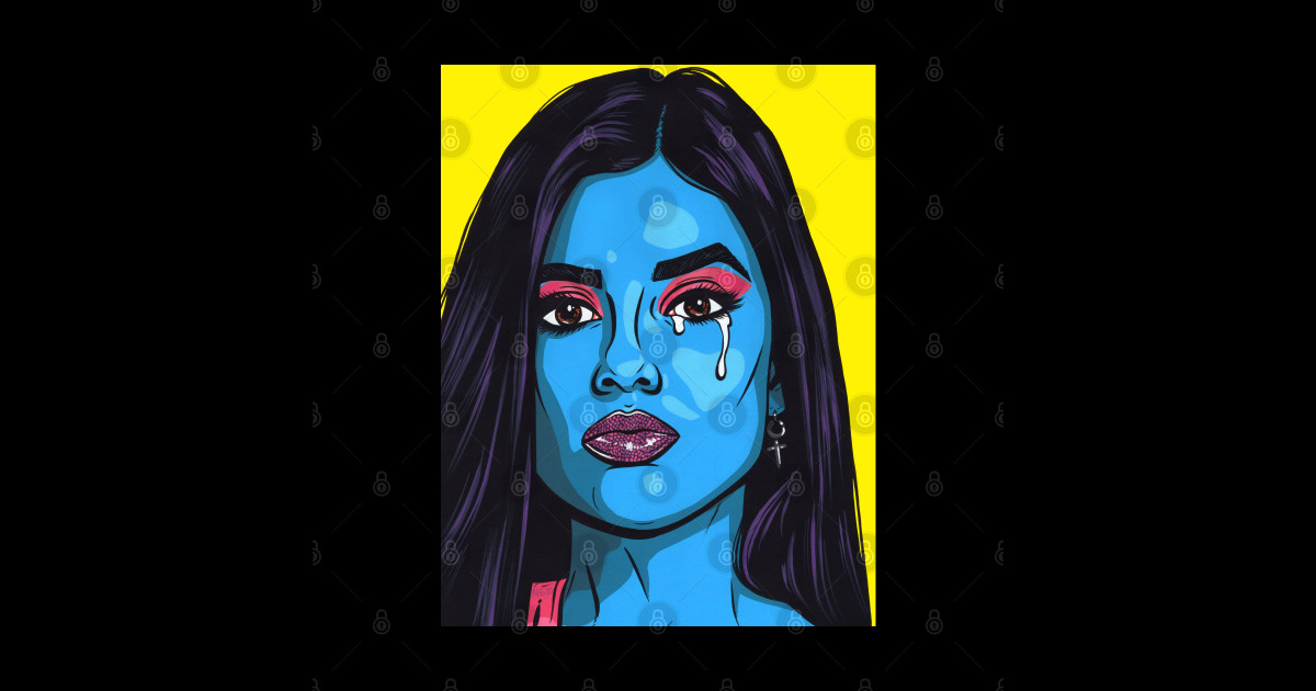 Blue Crying - Comics - Sticker | TeePublic