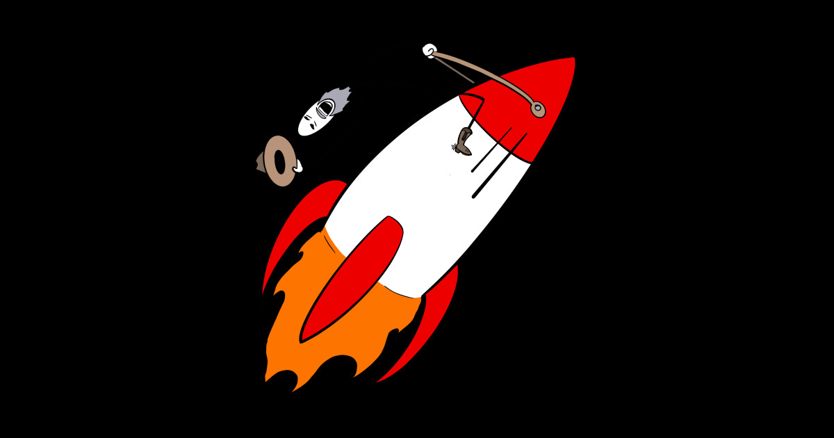 Space Cowboy - Rocket - Sticker | TeePublic