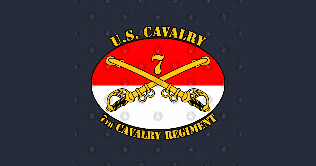 7th Cavalry Regiment - 7th Cavalry Regiment - Sticker | TeePublic