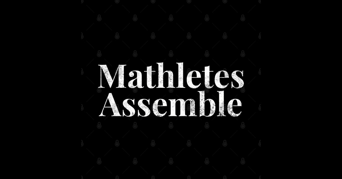 Mathletes Assemble Funny Math Team - Funny Math - Sticker | TeePublic