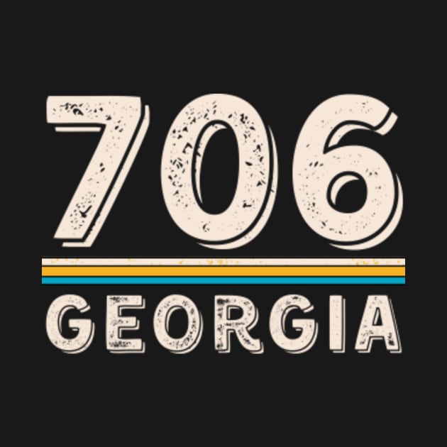Georgia Area Code 706 - Georgia Area Code 706 - T-Shirt | TeePublic