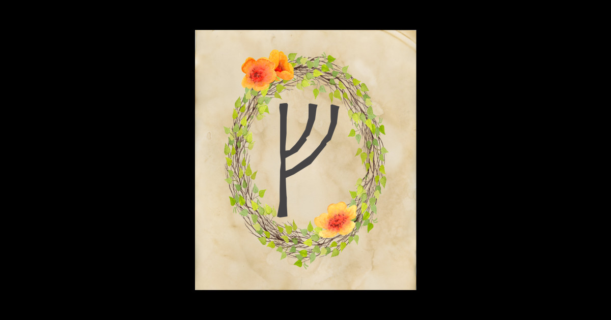 Fehu Rune | Elder Futhark Norse Runes Alphabet - Fehu Rune - Sticker ...