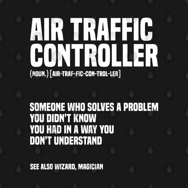 Funny Air Traffic Controller An Airplane Runway Aviation ATC - Air ...
