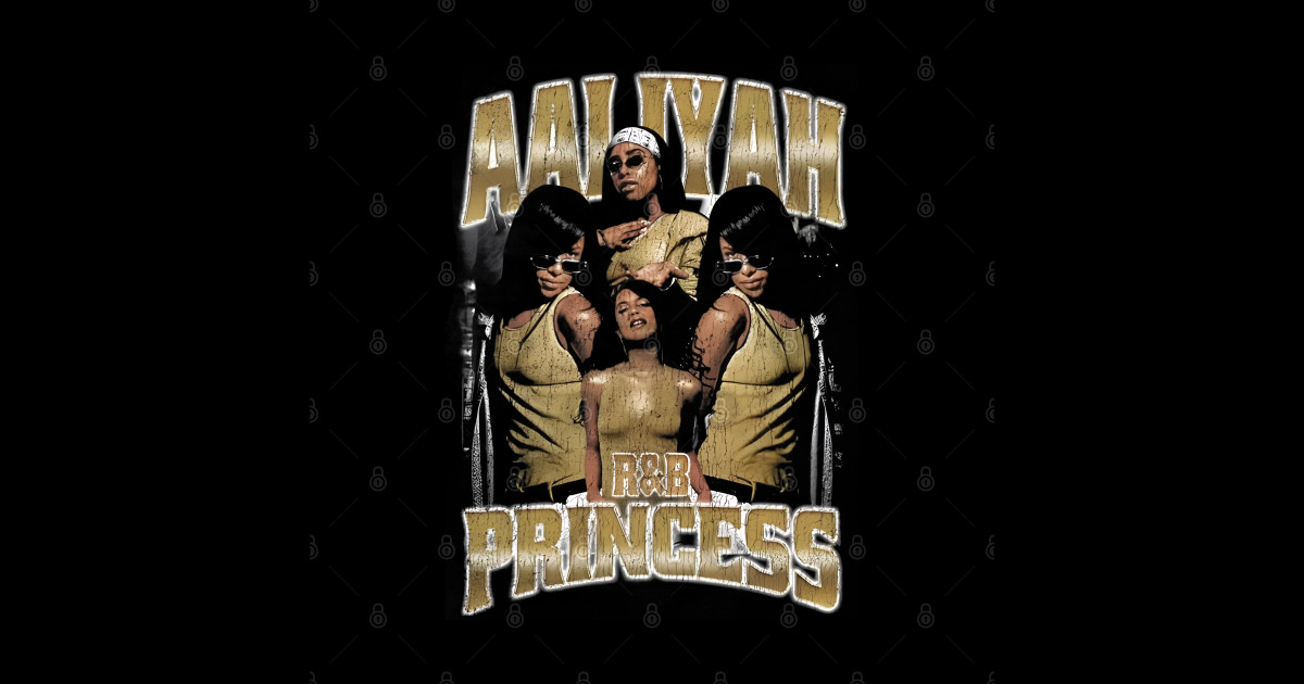 Aaliyah R&B Princess - Aaliyah - Sticker | TeePublic