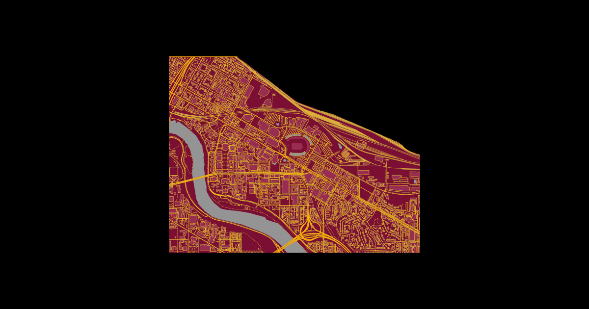 Minneapolis, Minnesota Map - Minneapolis Map - Sticker | TeePublic