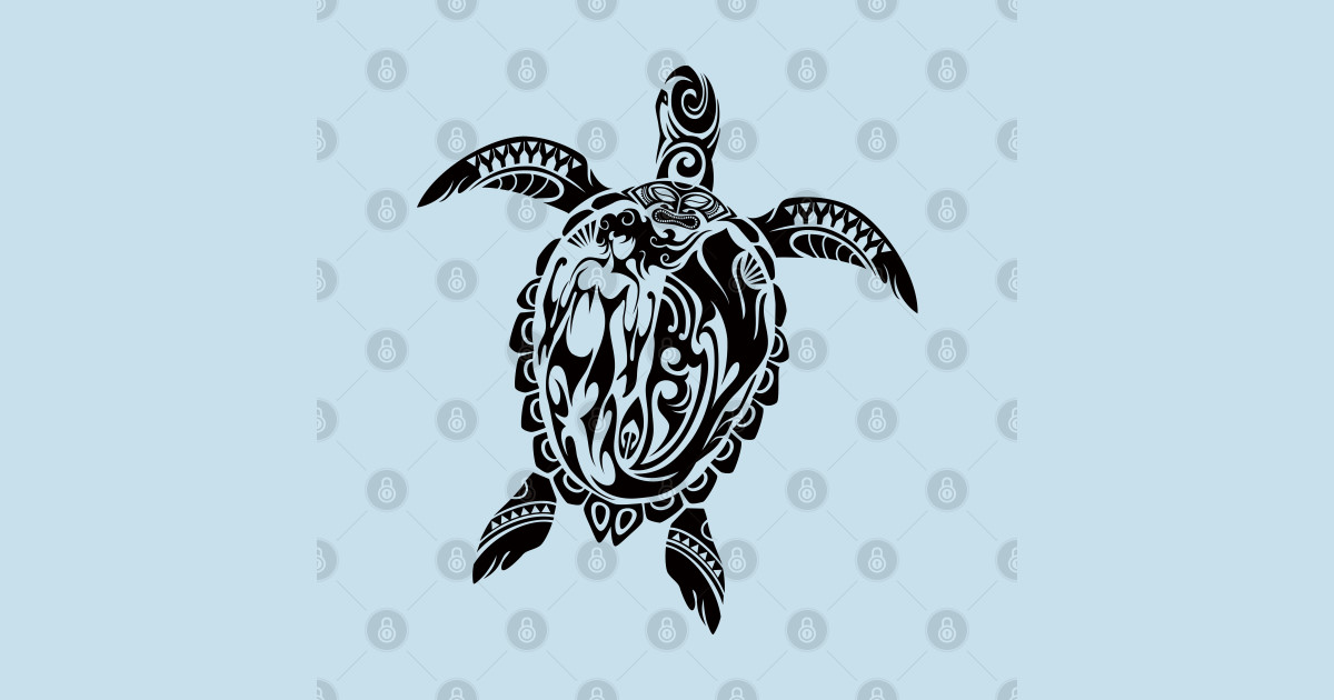 Tribal Honu - Seaturtle - T-Shirt | TeePublic