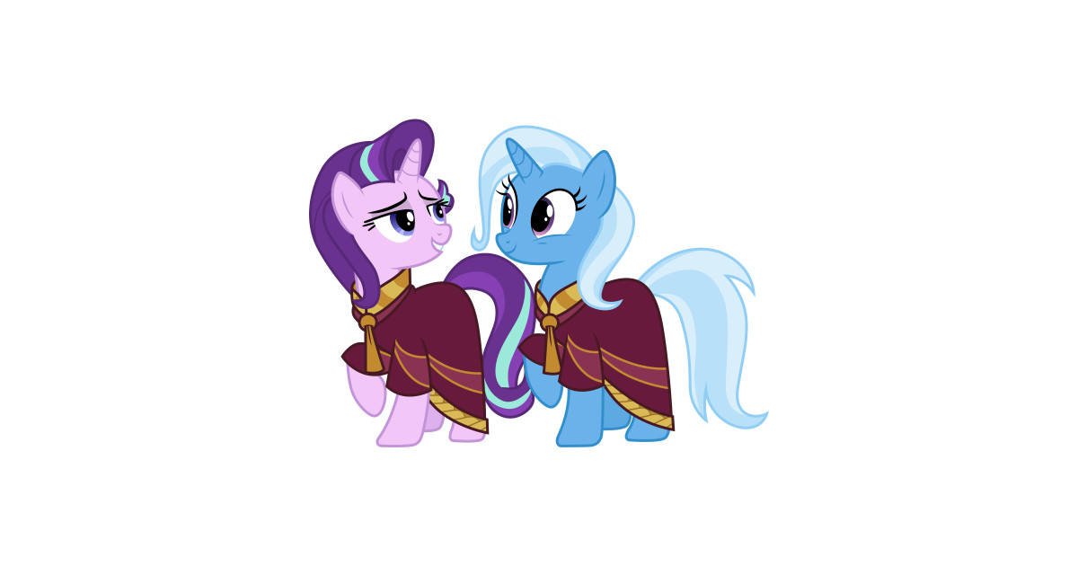 Starlight Glimmer and Trixie in robes - My Little Pony - T-Shirt ...