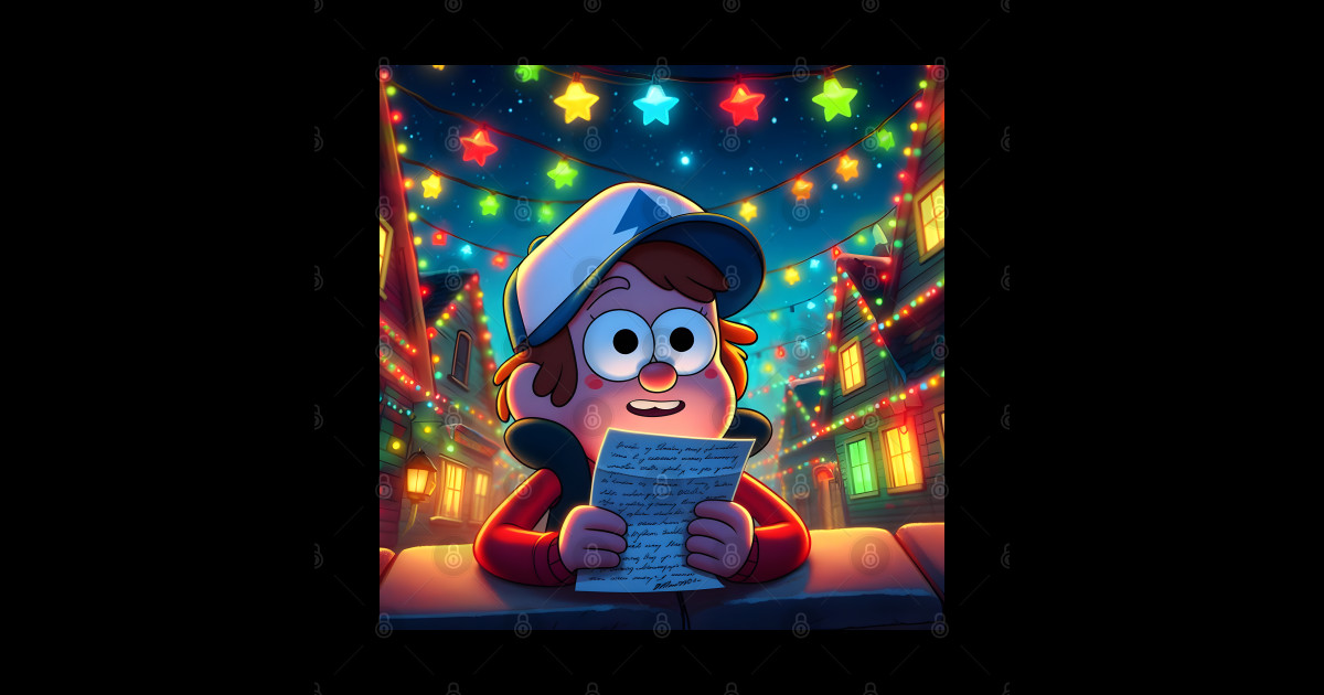 Unveiling Enigmatic Holiday Magic: Gravity Falls Christmas Art for ...
