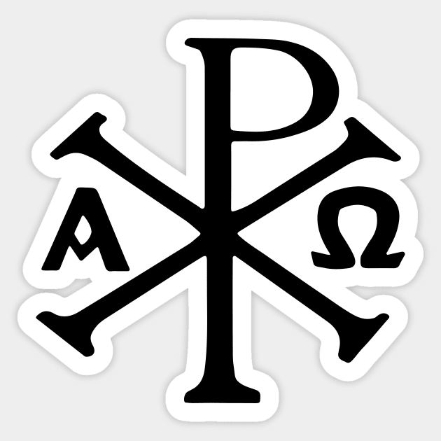 CHI RHO ALPHA OMEGA - Find God - Sticker | TeePublic