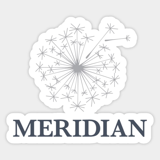 Meridian DBT Stacked Full Color Logo - Meridian Dbt - Sticker | TeePublic