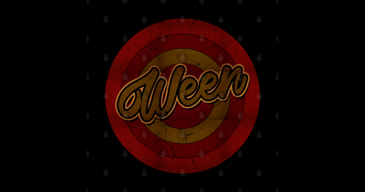 Circle Retro Ween - Ween - Sticker | TeePublic