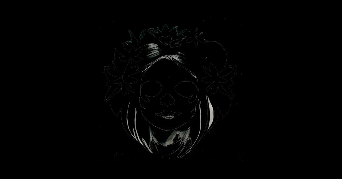 Skull Girl - Skull Girl - Sticker | TeePublic