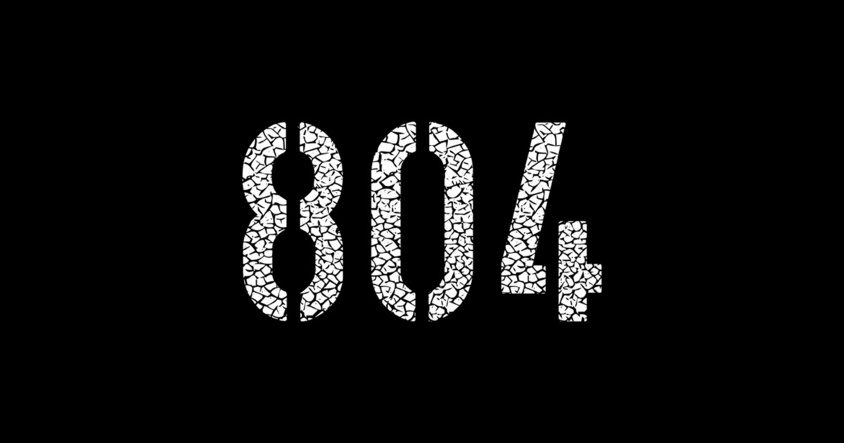 804 - Area Code Richmond Va - Richmond Virginia Area - Sticker | TeePublic