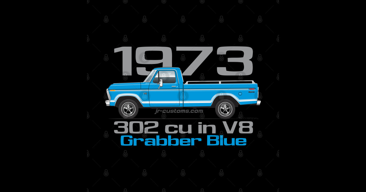 Explorer-Grabber Blue - 1973 Explorer - Sticker | TeePublic