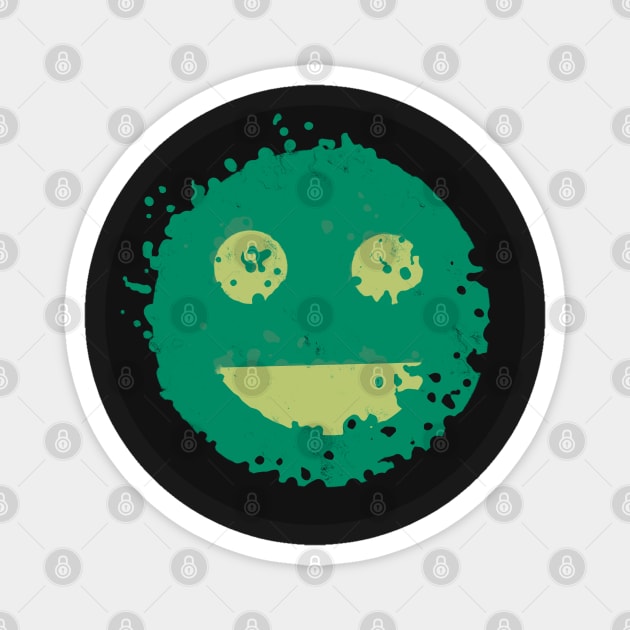 Deconstructed Emoji Happy Face - Happy - Magnet | TeePublic