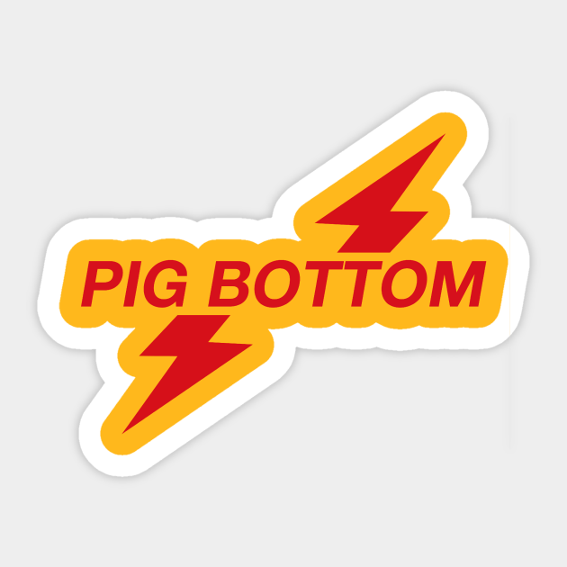 Pig Bottom - Rush Poppers Design - Popperbate - Sticker | TeePublic