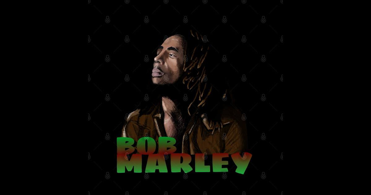 Bob Marley - Bob Marley Reggae - Sticker | TeePublic