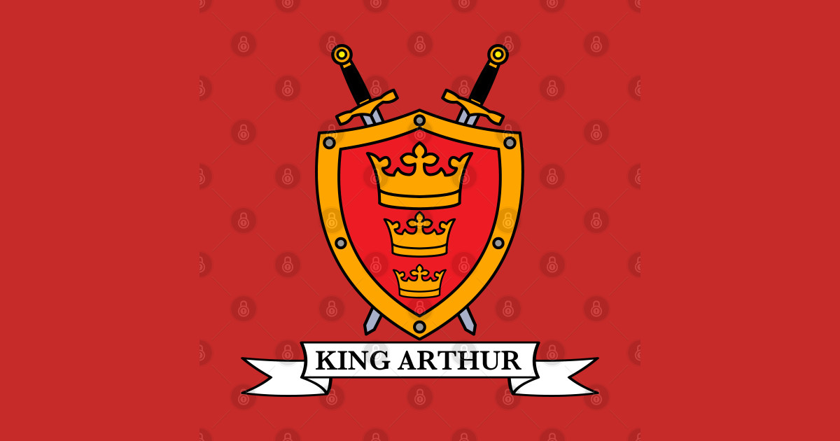 Arthur's Shield - King Arthur - Pin | TeePublic