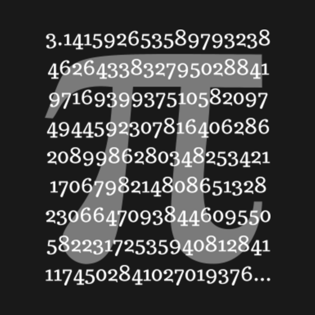 3.14159265359...Digits Of Pi Funny Math Teacher Pi Day - Pi Day ...