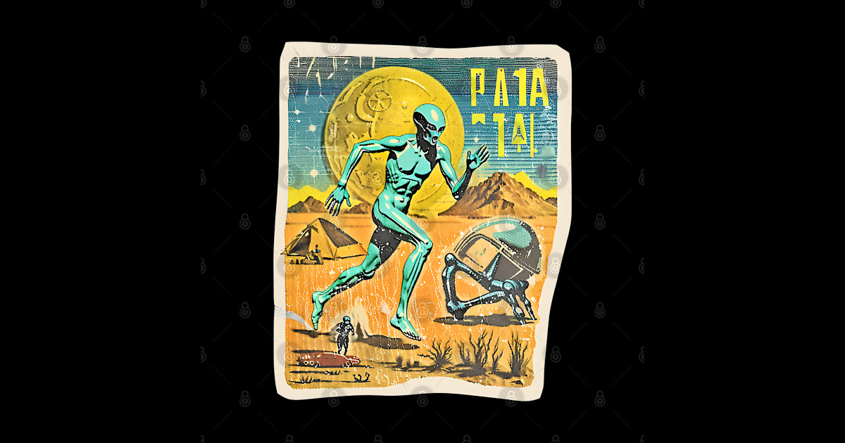 Running Alien Triathlete Coach Daddy - Triathlete - Sticker | TeePublic