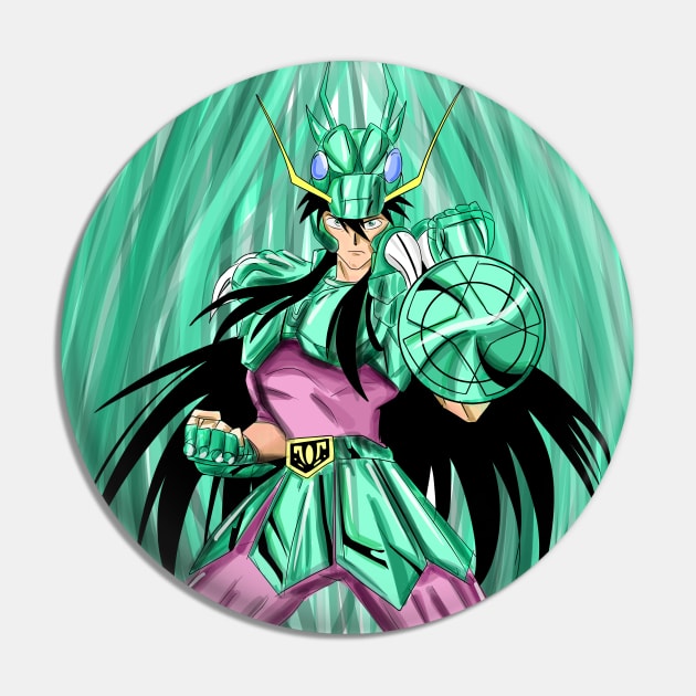 dragon shiryu in saint seiya cosmos cloth - Saint Seiya - Pin | TeePublic