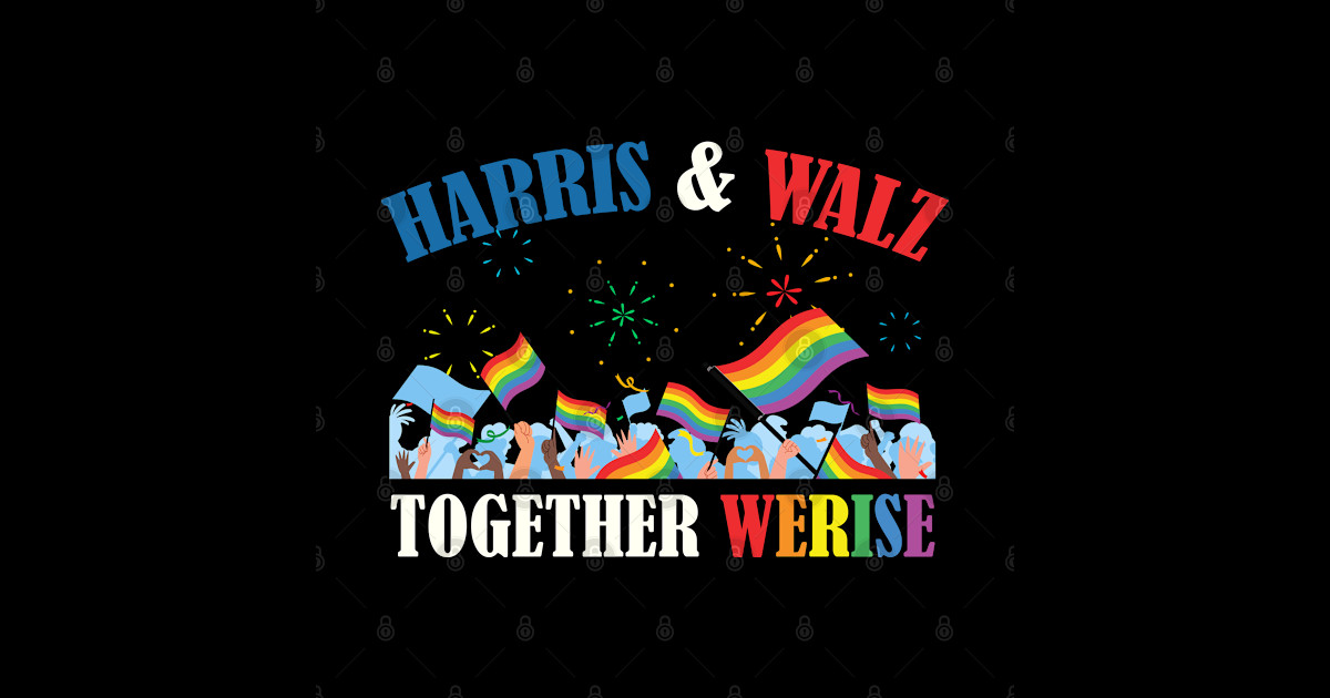 Kamala Harris Tim Walz 2024 Peace LGBT Harris Walz Waltz - Harris Walz ...