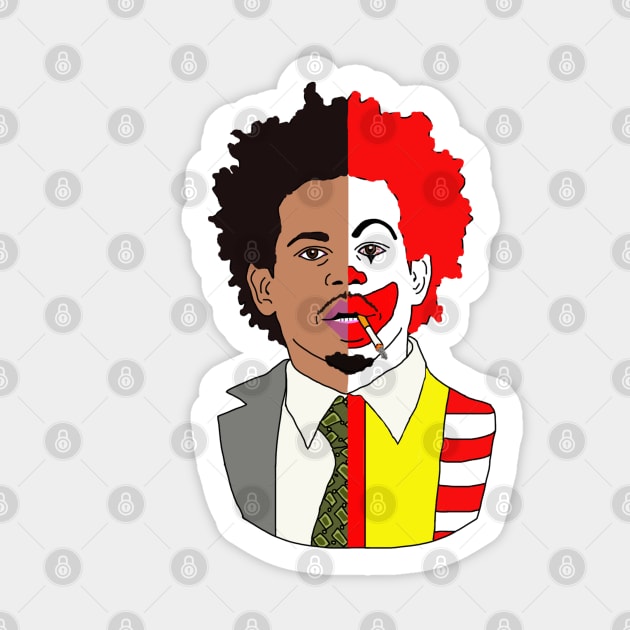 Eric Andre and the Boss - Eric Andre - Sticker | TeePublic