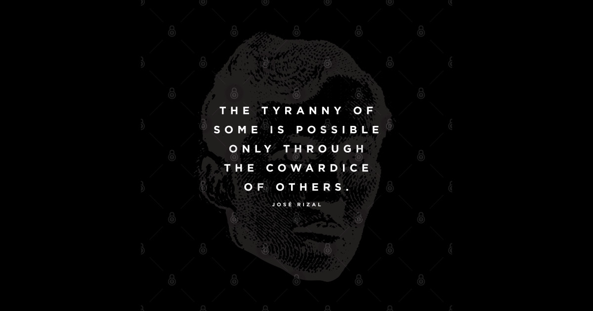 Rizal Quote - Jose Rizal - Sticker | TeePublic