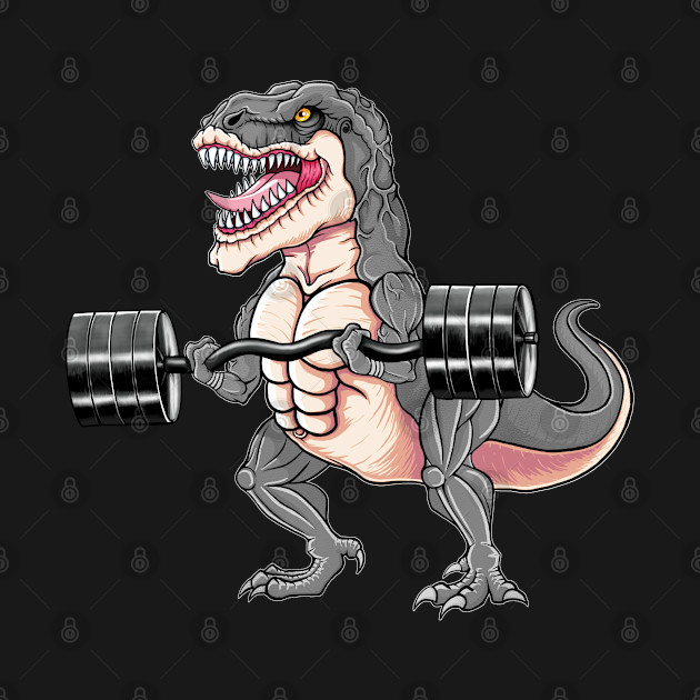 T-Rex Dinosaur Fitness Gym - T Rex T Rex Lover - T-Shirt | TeePublic
