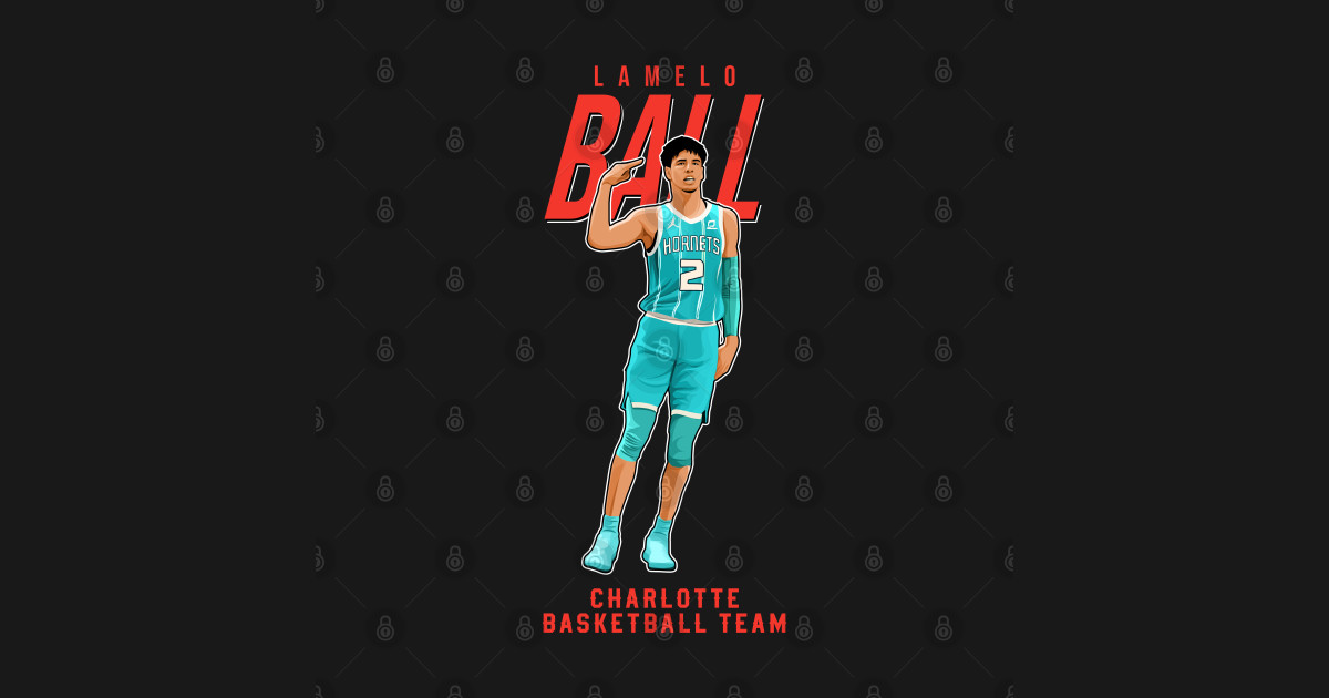 LaMelo Ball Sign #2 Charlotte Basketball Team - Lamelo Ball - T-Shirt ...