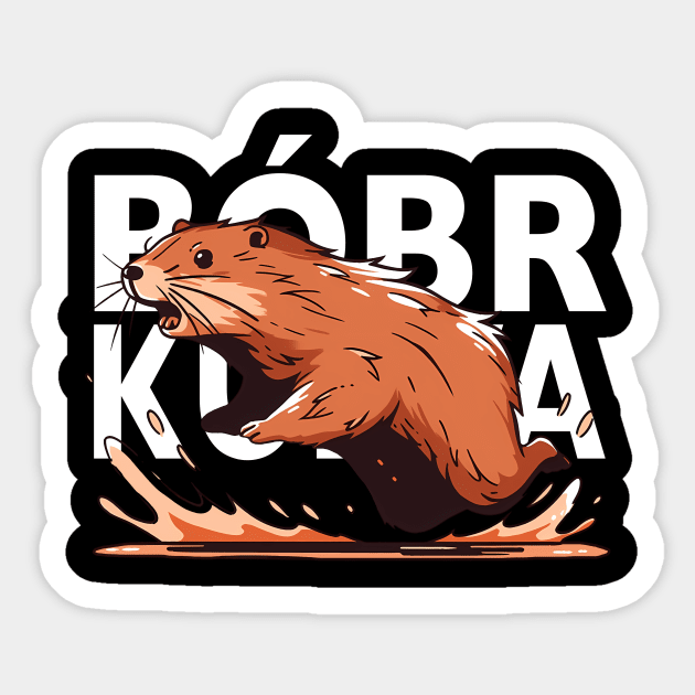 Bobr Meme - Funny Beaver - Beaver - Sticker | TeePublic