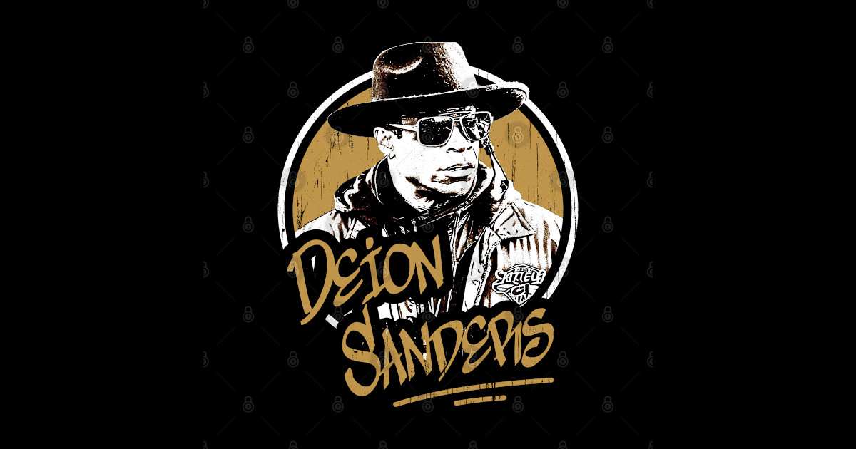 deion sanders fan art design - Deion Sanders - Sticker | TeePublic