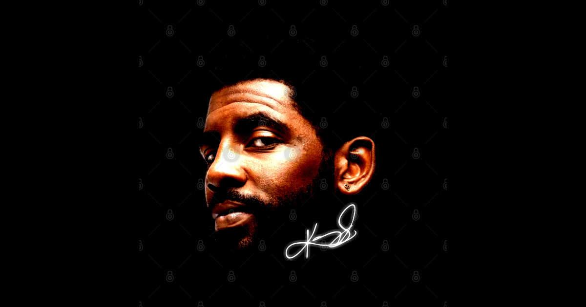 Kyrie Irving Head - Kyrie Irving - Sticker | TeePublic
