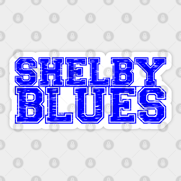 Vintage Shelby Blues - Shelby Blues - Sticker | TeePublic