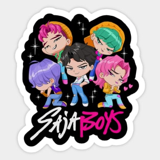 Saja Boys Group Shot 128 Stickers for Sale | TeePublic