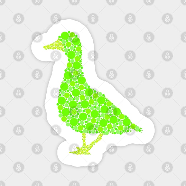 Aboriginal duck art green - Aboriginal - Magnet | TeePublic