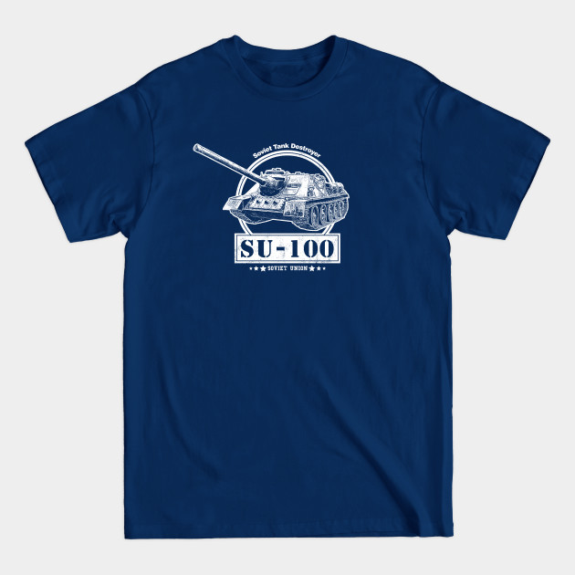 SU-100 Soviet WW2 Tank Destroyer - Ww2 Tank - T-Shirt sold by Kuldeep ...